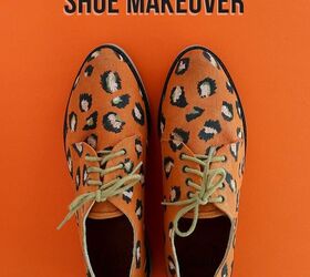 Leopard Print Shoe Makeover With Chalk Paint | Upstyle