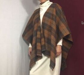 Make an Awesome Poncho Scarf With This Super Easy Tutorial | Upstyle