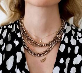 How To: Layered Chunky Chain Necklace | Upstyle