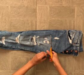 Turn a Pair of Jeans Into an Off Shoulder Top | Upstyle