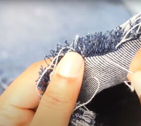 How to: Fray Denim Pants and Jacket | Upstyle