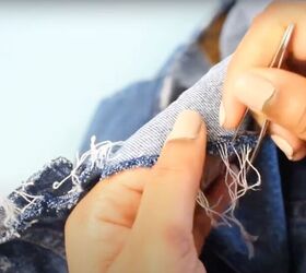 How to: Fray Denim Pants and Jacket | Upstyle