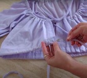 Fun Thrift Flip: Transform a Men’s Shirt into a Cute Drawstring Top ...
