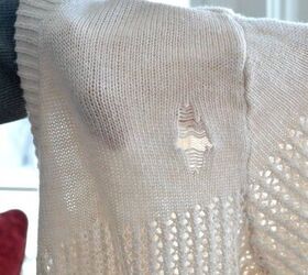 How To Salvage A Torn Sweater When You Don't Really Sew | Upstyle