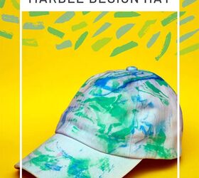 DIY Marble Design Hat – How to Marble Print 3D Surfaces | Upstyle