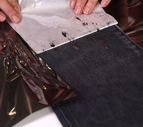 How to Make Metallic Foil T-Shirt & Jeans | Upstyle