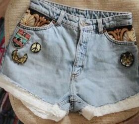 Check Out This Stunning DIY Denim Shorts Makeover | Upstyle