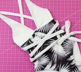 Make this Gorgeous DIY Swimsuit with a Wrap Strap | Upstyle