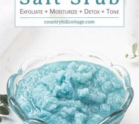 DIY Salt Scrub Recipe {Homemade Sea Salt Body Scrub} | Upstyle