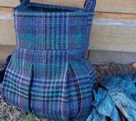 Skirt Upcycled Into a Tweed Bag | Upstyle