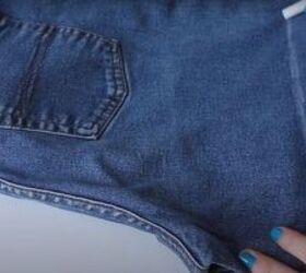 Make Your Own Adorable Jean Shorts With Patches - Without Sewing! | Upstyle