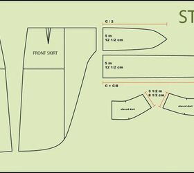 How to Make a DIY Wrap Skirt Pattern Using Your Own Body | Upstyle