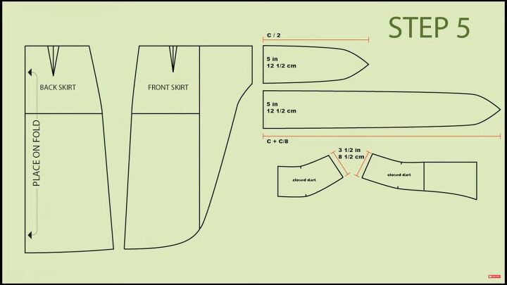 How To Make A Diy Wrap Skirt Pattern Using Your Own Body Upstyle