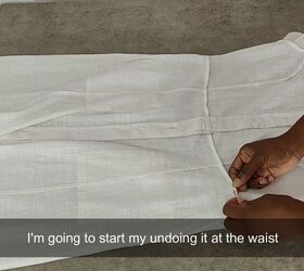 Discover How to Turn an Old Dress Into a Pretty DIY Two-Piece Set | Upstyle