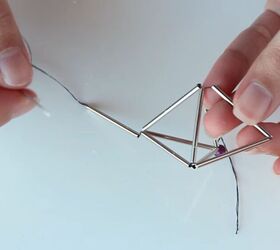 This DIY Geometric Necklace is Cool, Simple & So Easy to Make | Upstyle