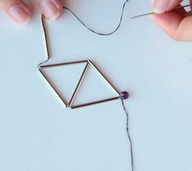 This DIY Geometric Necklace is Cool, Simple & So Easy to Make | Upstyle