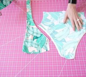Ready for the Beach? Try Making This Deep V-Neck DIY Bathing Suit | Upstyle