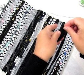 How to Make a Laptop Bag Out of an Old Rag Rug - Super Easy Tutorial ...