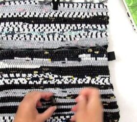 How to Make a Laptop Bag Out of an Old Rag Rug - Super Easy Tutorial ...