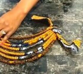 How to Make an African Fabric Rope Necklace - Quick & Simple Tutorial ...