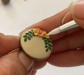 Simple Polymer Clay Applique & Embroidery Tutorial For Dainty Earrings ...