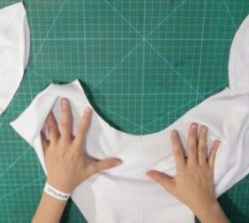 How to Easily Make a Cute DIY Peasant Top From a T-Shirt | Upstyle