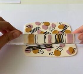 How to Make Cute Earrings From an Artsy Polymer Clay Slab | Upstyle