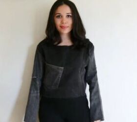 Got Old Jeans Lying Around? Make This Cute DIY Denim Top | Upstyle