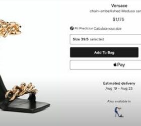 How to Easily Make Glamorous DIY Versace Chain Shoes | Upstyle