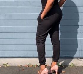 How to Make Trendy DIY Stacked Pants Out of 2 Pairs of Sweatpants | Upstyle