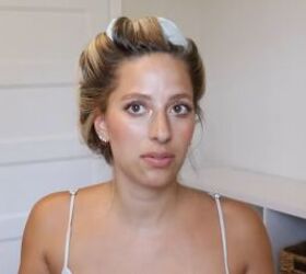 How To Create Bouncy Blow Out Heatless Curls With A T Shirt Upstyle