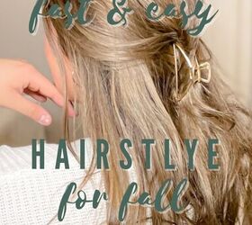 Super Fast and Easy Hair Style for Fall | Upstyle