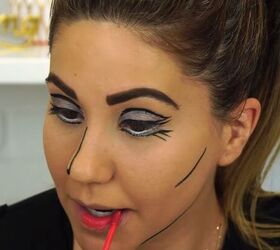 This Cartoon Pop Art Makeup Look is So Easy & Perfect for Halloween ...