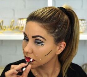 This Cartoon Pop Art Makeup Look is So Easy & Perfect for Halloween ...