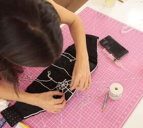 How to Make a Sexy & Sparkly DIY Spider Web Costume for Halloween | Upstyle