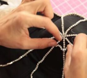 How to Make a Sexy & Sparkly DIY Spider Web Costume for Halloween | Upstyle