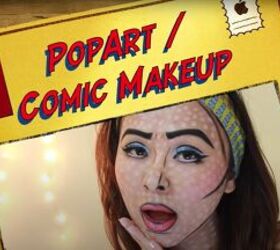 How to Easily Do Fun Female Pop Art Makeup With Your Regular Makeup ...