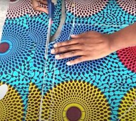 How to Make an Ankara Dress With a Pretty Ruffle Hem & Sleeves | Upstyle