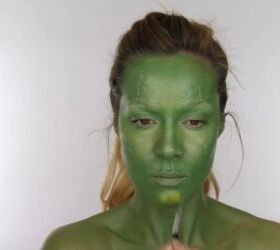 How to Do Perfect "Guardians of the Galaxy" Gamora Face Makeup | Upstyle