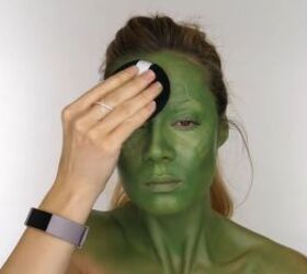 How to Do Perfect "Guardians of the Galaxy" Gamora Face Makeup | Upstyle