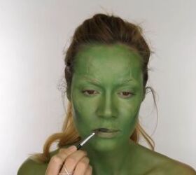 How to Do Perfect "Guardians of the Galaxy" Gamora Face Makeup | Upstyle