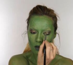 How to Do Perfect "Guardians of the Galaxy" Gamora Face Makeup | Upstyle