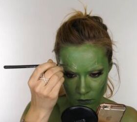 How to Do Perfect "Guardians of the Galaxy" Gamora Face Makeup | Upstyle