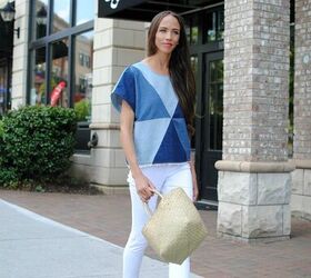 DIY Upcycled Denim Top | Upstyle