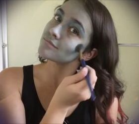 How to Do The Nightmare Before Christmas Sally Costume Makeup | Upstyle