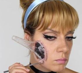 How to Do Scary Halloween Cinderella Makeup With a Glass Slipper Wound ...