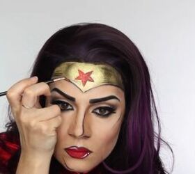 How to Do Effective Comic-Book Wonder Woman Makeup for Halloween | Upstyle