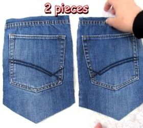 How to Make a Jean Pocket Purse With Cute Fringe Detailing | Upstyle