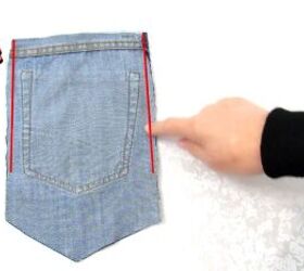 How to Make a Jean Pocket Purse With Cute Fringe Detailing | Upstyle