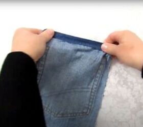 How to Make a Jean Pocket Purse With Cute Fringe Detailing | Upstyle